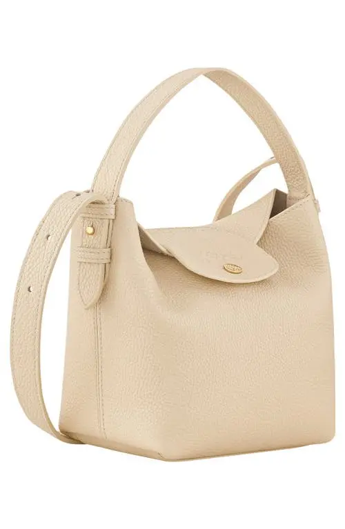 Longchamp Le Cadence S Leather Bucket Bag - Vanilla