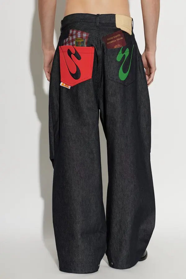 PDF Wide-leg Jeans