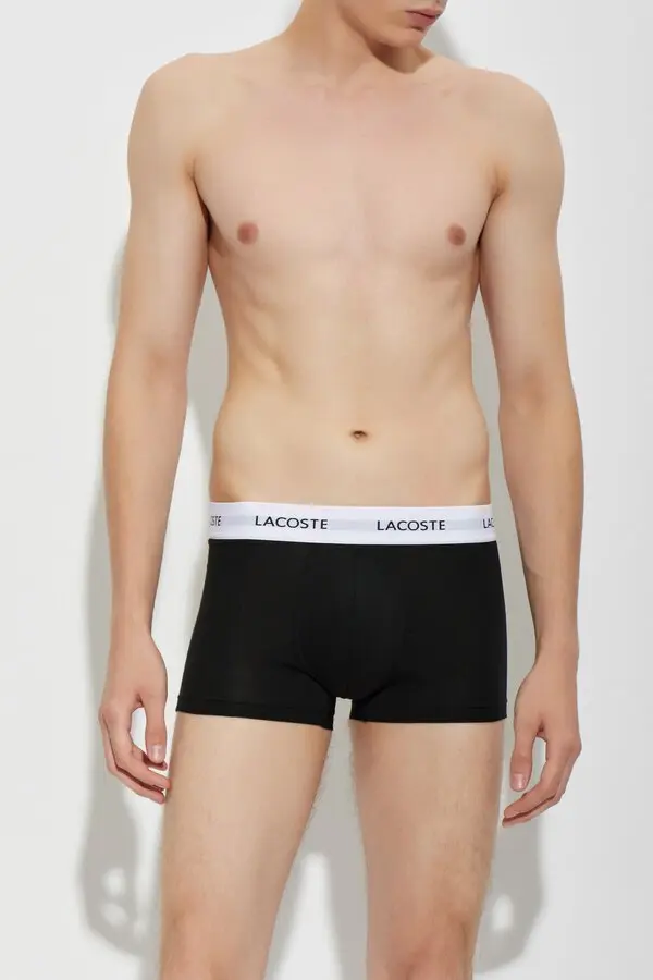 Lacoste Three-pack Of Cotton Boxers