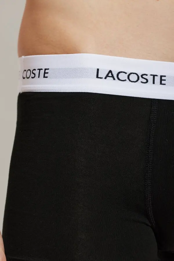Lacoste Three-pack Of Cotton Boxers