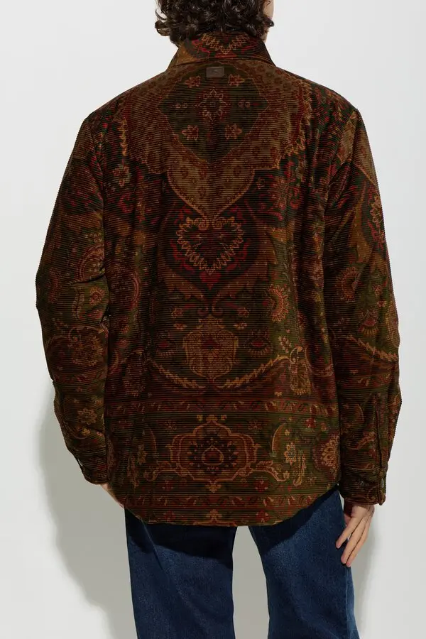 Etro Insulated Corduroy Jacket - Brown