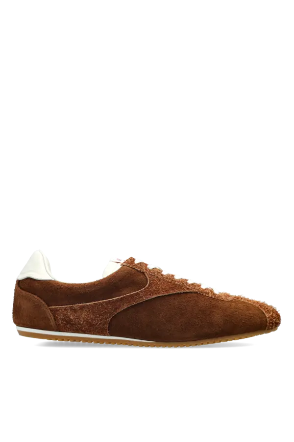 Bottega Veneta Suede Low-top Sneakers By - Brown