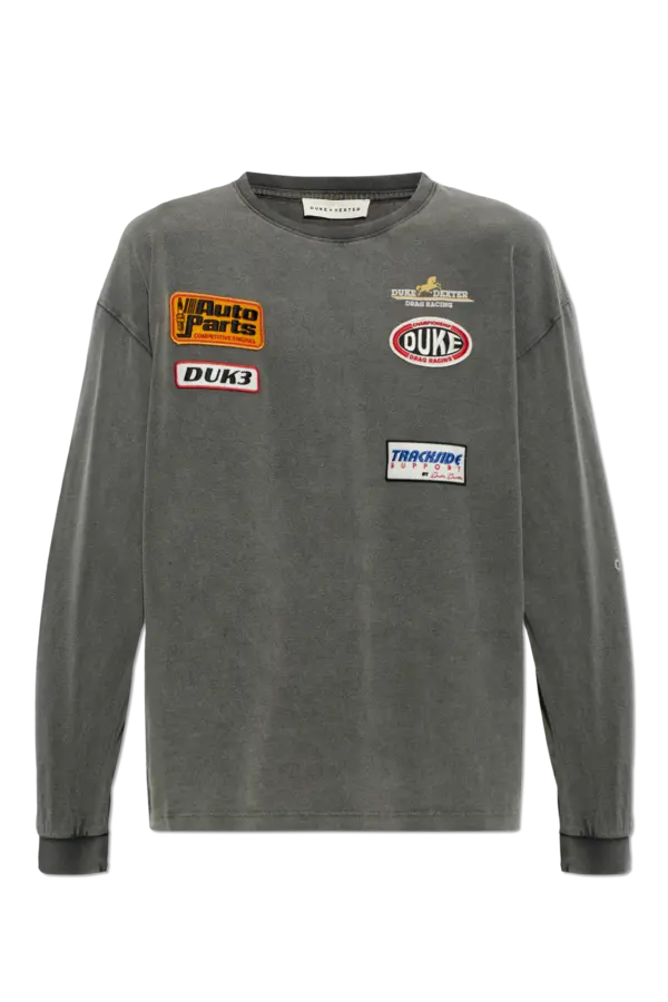 DUKE + DEXTER T-shirt With Patches - Grey