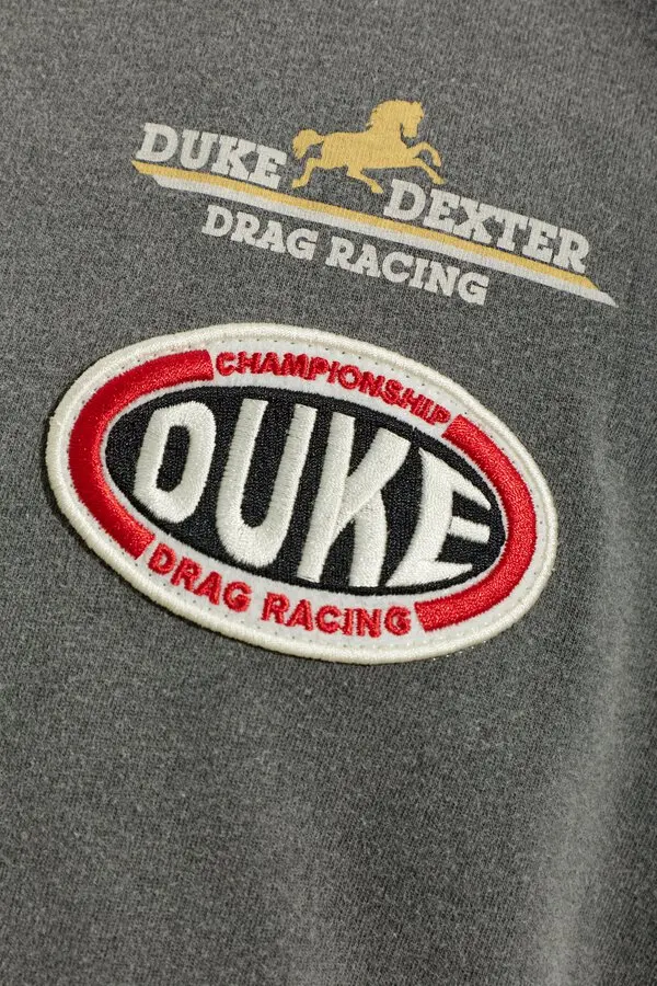 DUKE + DEXTER T-shirt With Patches - Grey