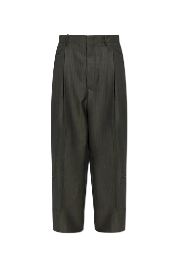 Bottega Veneta Wool Cargo Trousers - Grey