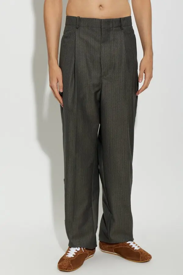 Bottega Veneta Wool Cargo Trousers