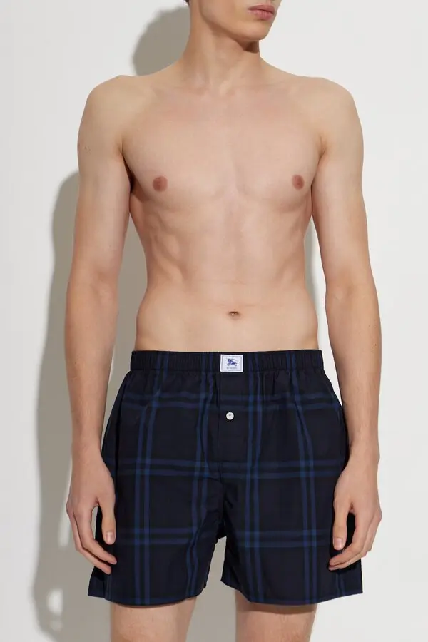 Burberry Barnaby Boxer Shorts - Navy Blue