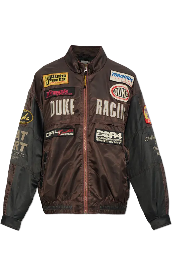 DUKE + DEXTER Patch-embellished Bomber Jacket - Black