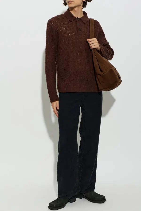 ALLSAINTS Cyclone’ Long Sleeve Polo