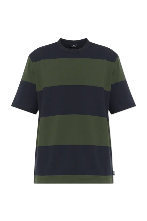 Paul Smith Cotton Striped T-shirt - Green