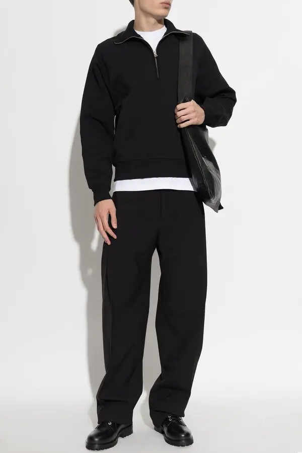 AMI Paris Cotton Sweatshirt With Logo