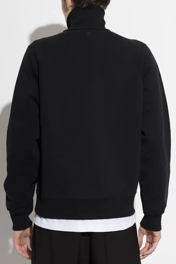 AMI Paris Cotton Sweatshirt With Logo