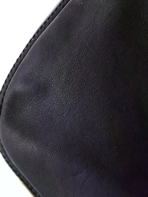 Valentino Garavani Stud Sign Zip Leather Hobo Bag - Black