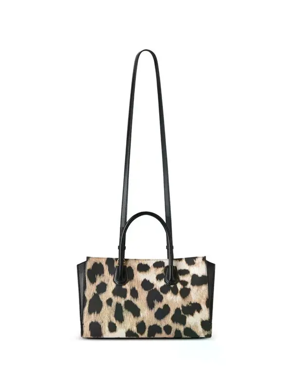 Givenchy Small Antigona Catchall Bag In Leopard Jacquard