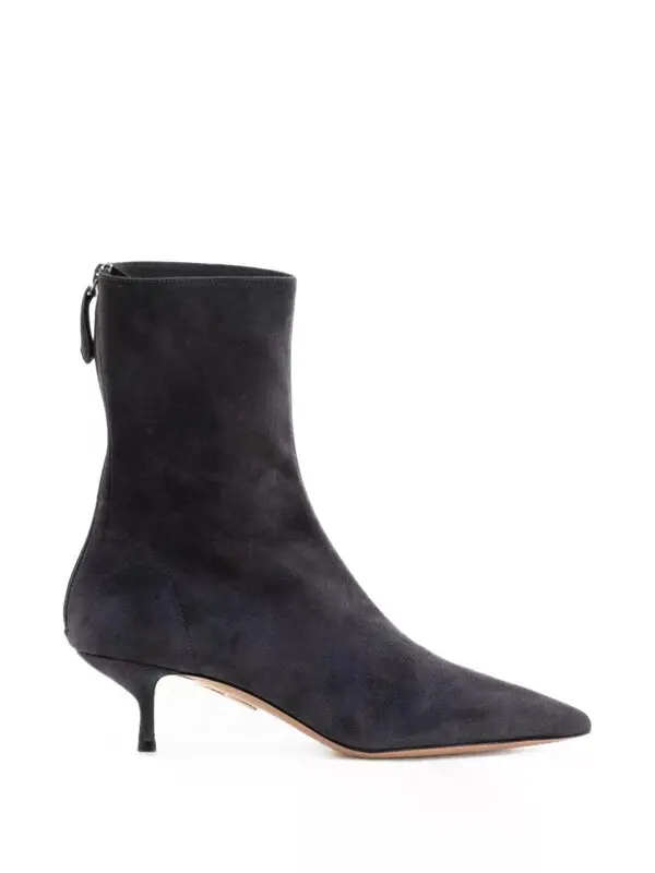 AQUAZZURA Montmartre Suede Ankle Boots