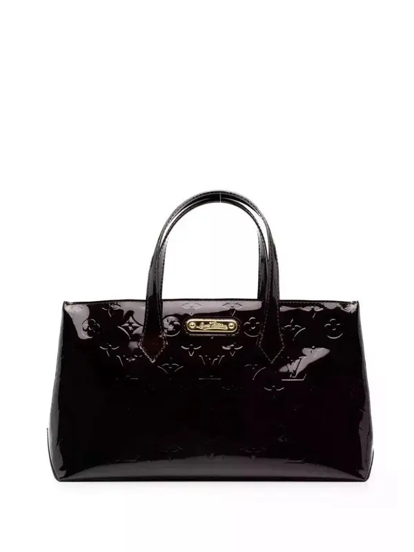 LOUIS VUITTON 2000-2020 Monogram Vernis Wilshire Pm Handbag - Purple