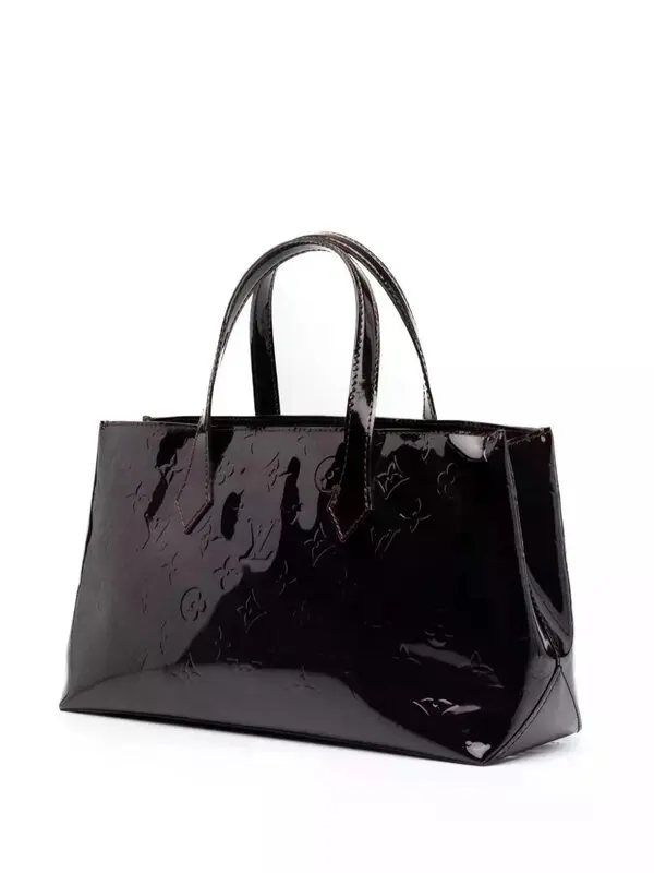 LOUIS VUITTON 2000-2020 Monogram Vernis Wilshire Pm Handbag - Purple