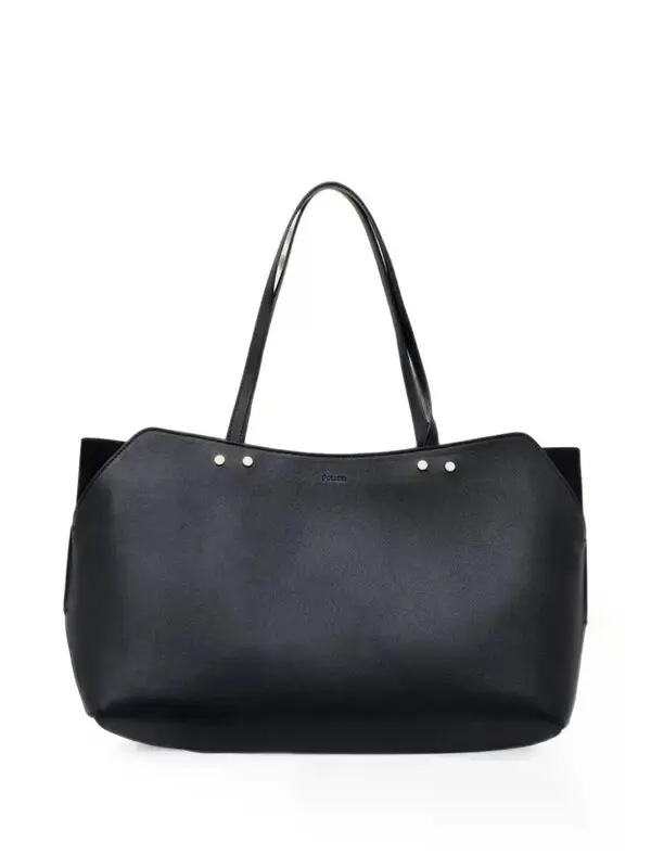 POLLINI Logo-debossed Panelled Tote Bag