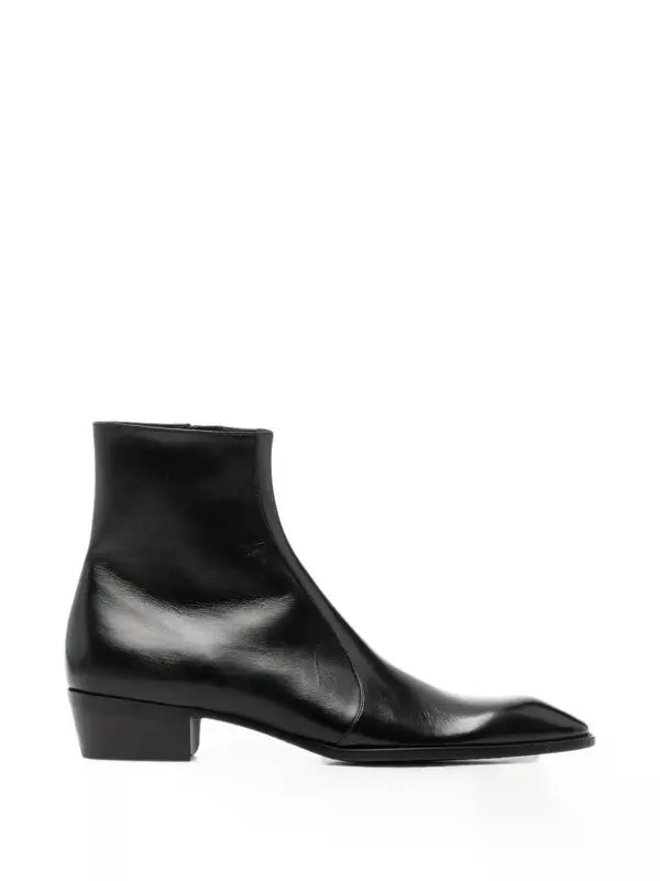 Saint Laurent Leather Ankle Boots