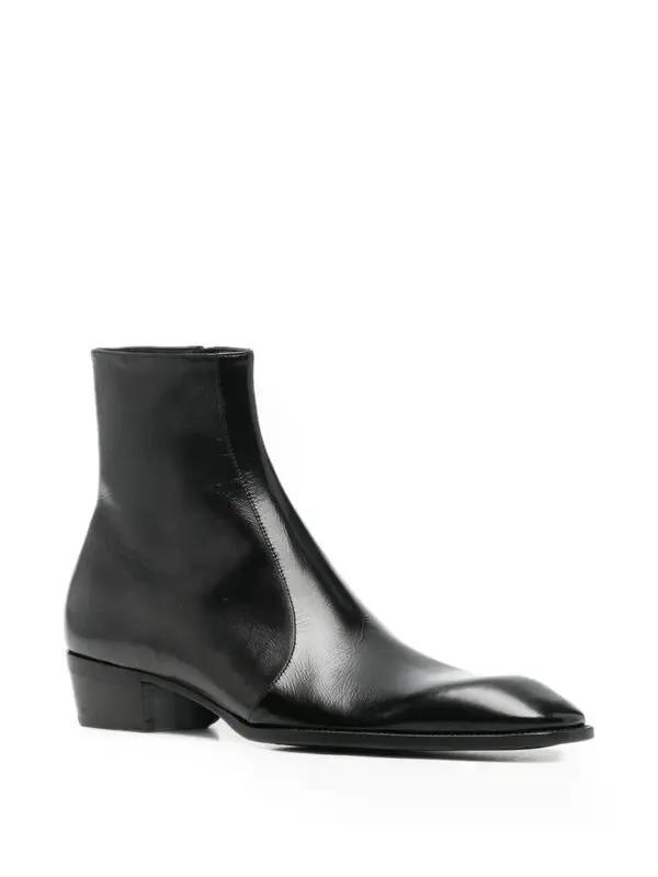 Saint Laurent Leather Ankle Boots