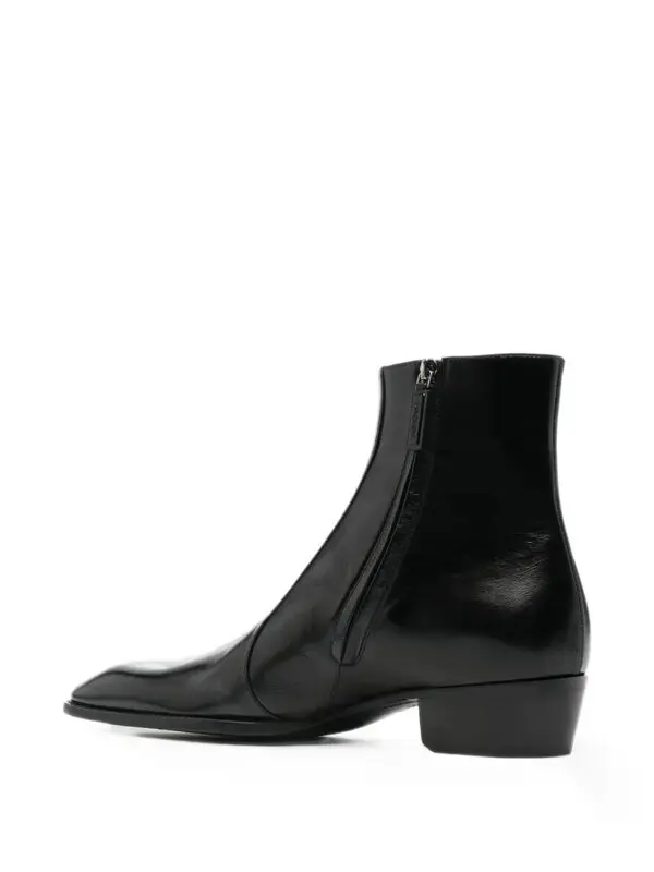 Saint Laurent Leather Ankle Boots