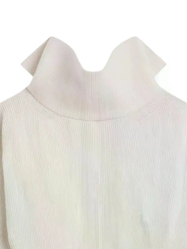 Givenchy Slashed Sweater In Wool And Cashmere
