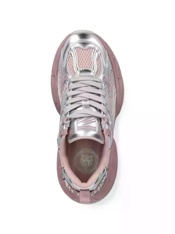 PLEIN SPORT Runner Pulse X Metallic Sneakers