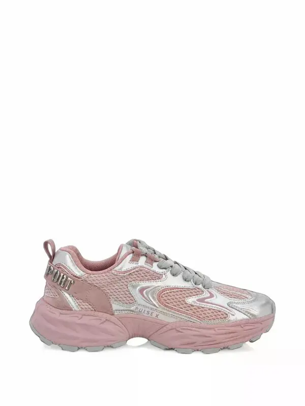 PLEIN SPORT Runner Pulse X Metallic Sneakers - Pink
