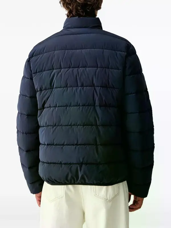 AERONAUTICA MILITARE Quilted Embroidered Jacket - Blue