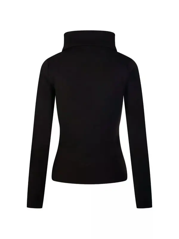 COURREGES Logo-embroidered Roll-neck Sweater
