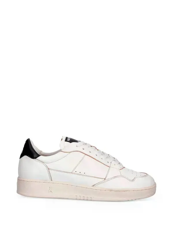 Patrizia Pepe Perforated Panelled Sneakers - White