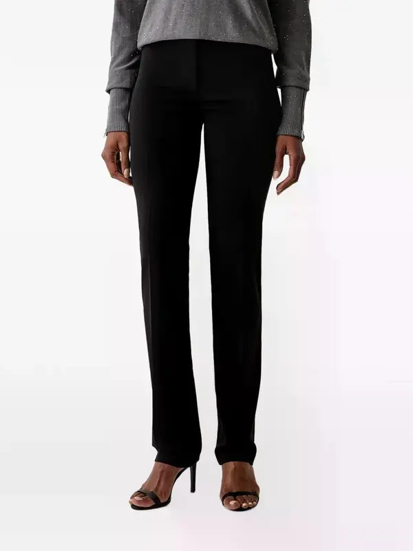 Patrizia Pepe Fly-plaque Slim-fit Trousers