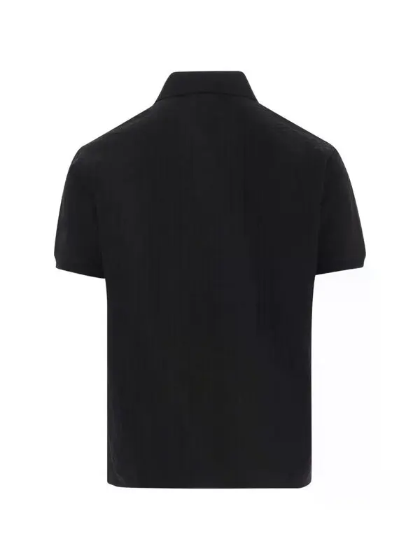 Emporio Armani Textured Polo Shirt