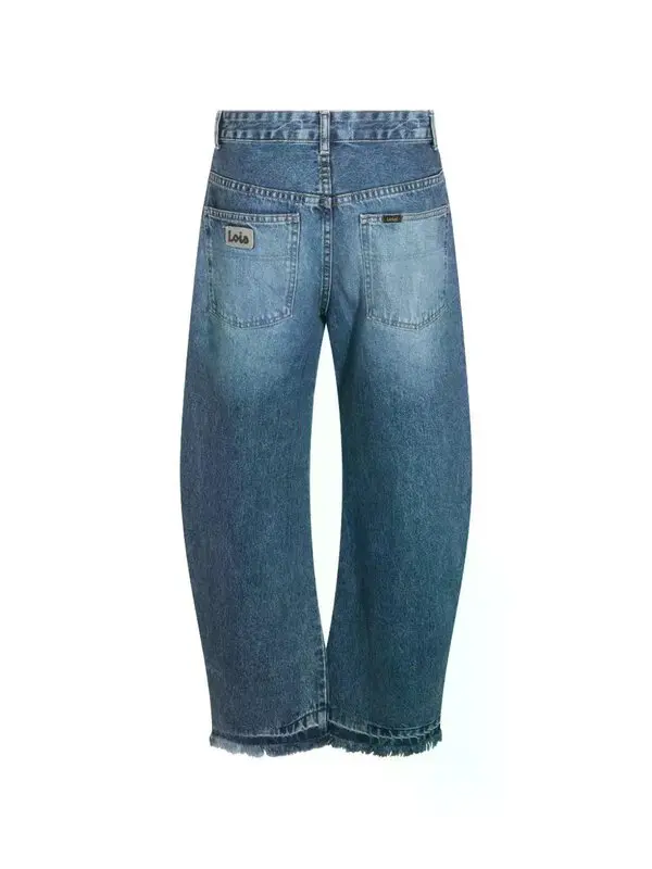 LOIS Frayed-hem Jeans