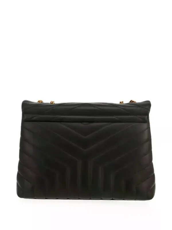 Saint Laurent 2020s Medium Loulou Shoulder Bag - Black