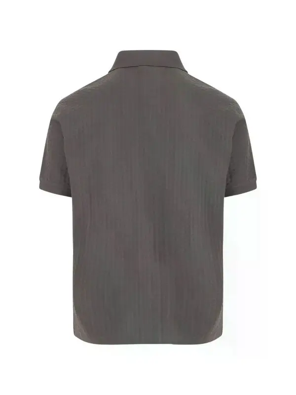 Emporio Armani Textured Polo Shirt