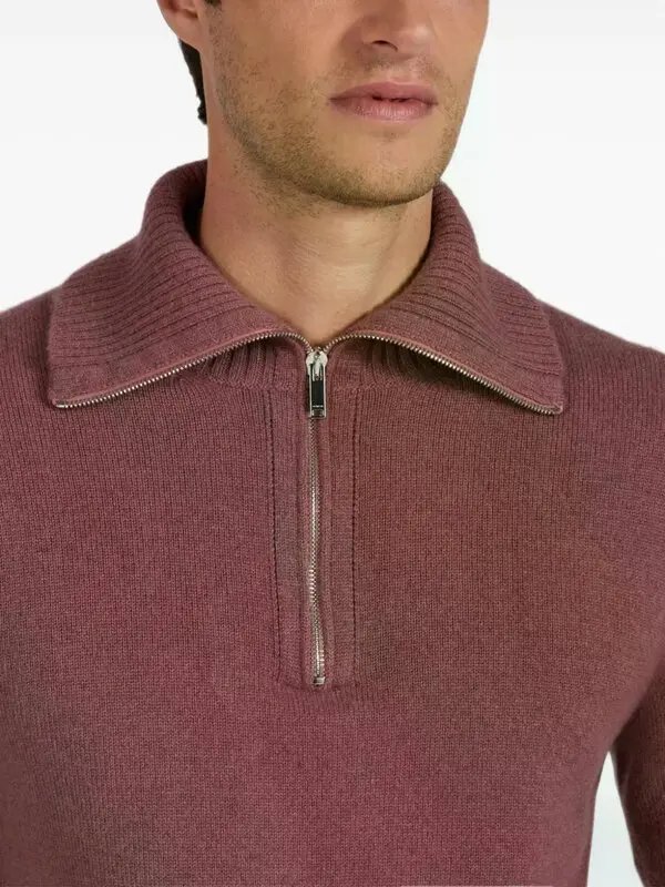 SLOWEAR Half-zip Cashmere Sweater
