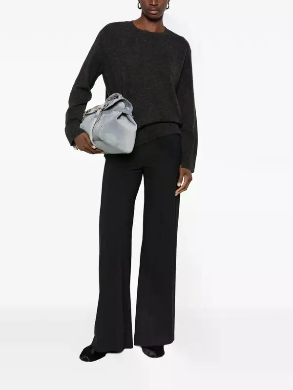 High Be-side Wide-leg Tailored Trousers