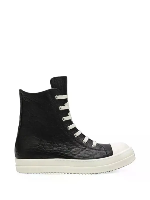 Rick Owens High-top Leather Sneakers