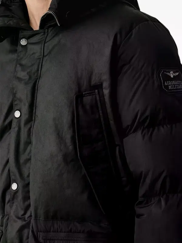 AERONAUTICA MILITARE Hooded Padded Coat