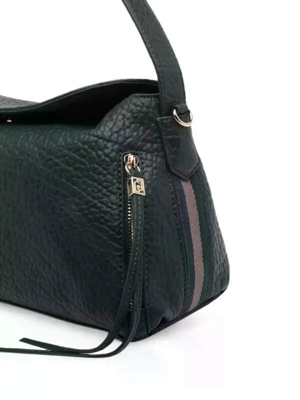 Liu Jo Grained-effect Zipped Tote Bag - Green