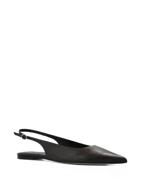 AeydĒ Annora Slingback Ballet Flats - Brown
