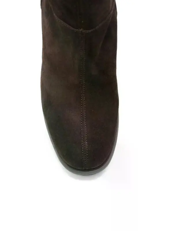 WONDERS Lady 101 Suede Platform Ankle Boots
