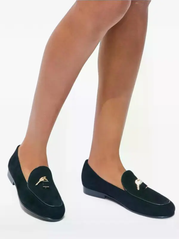 Tory Burch Lock Smoking Slippers