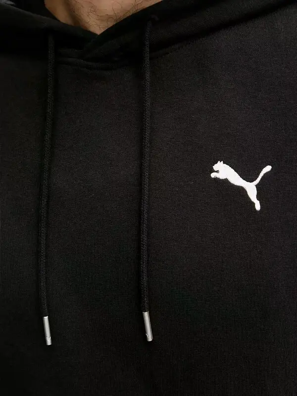 PUMA Logo-embroidered Drawstring Hoodie