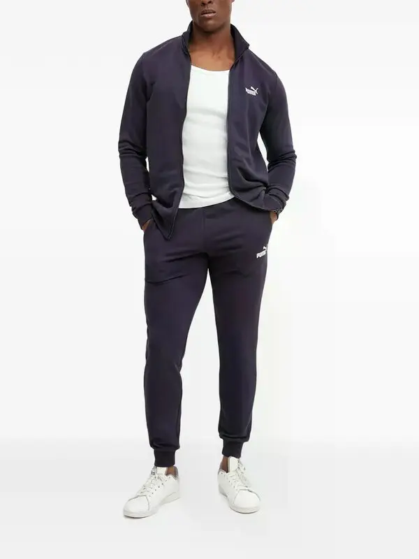 PUMA Essentials Zip-up Logo-print Tracksuit