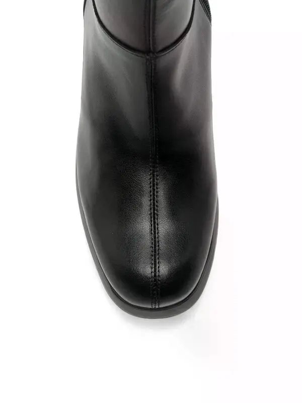 WONDERS Lady 101 Platform Leather Ankle Boots