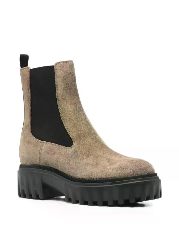 Hogan Suede Chelsea Boots