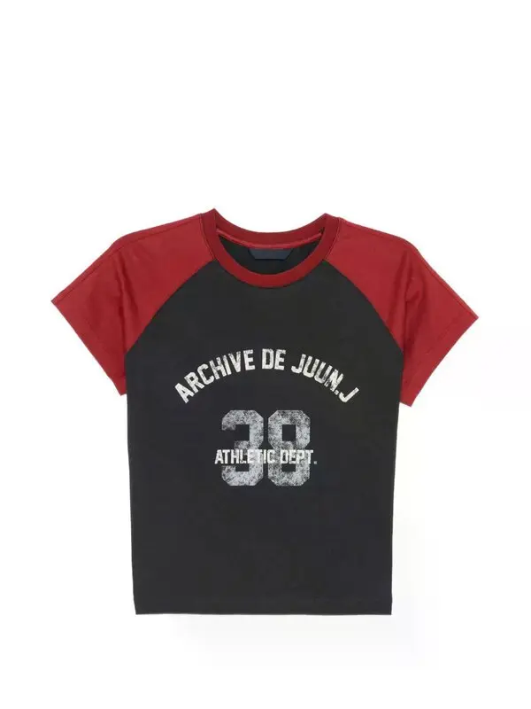 JUUN.J Color-block Short-sleeve T-shirt