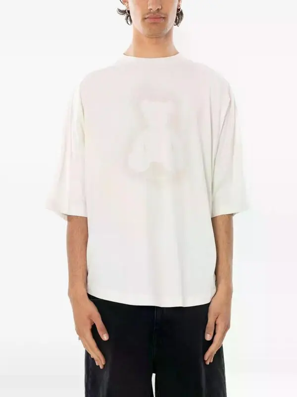 Palm Angels Spray Bear Cotton T-shirt
